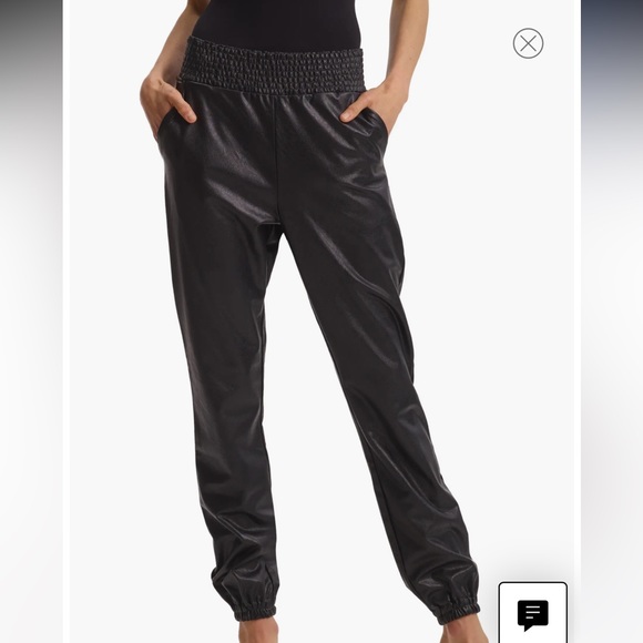 Commando | Pants & Jumpsuits | Commando Black Leather Joggers | Poshmark